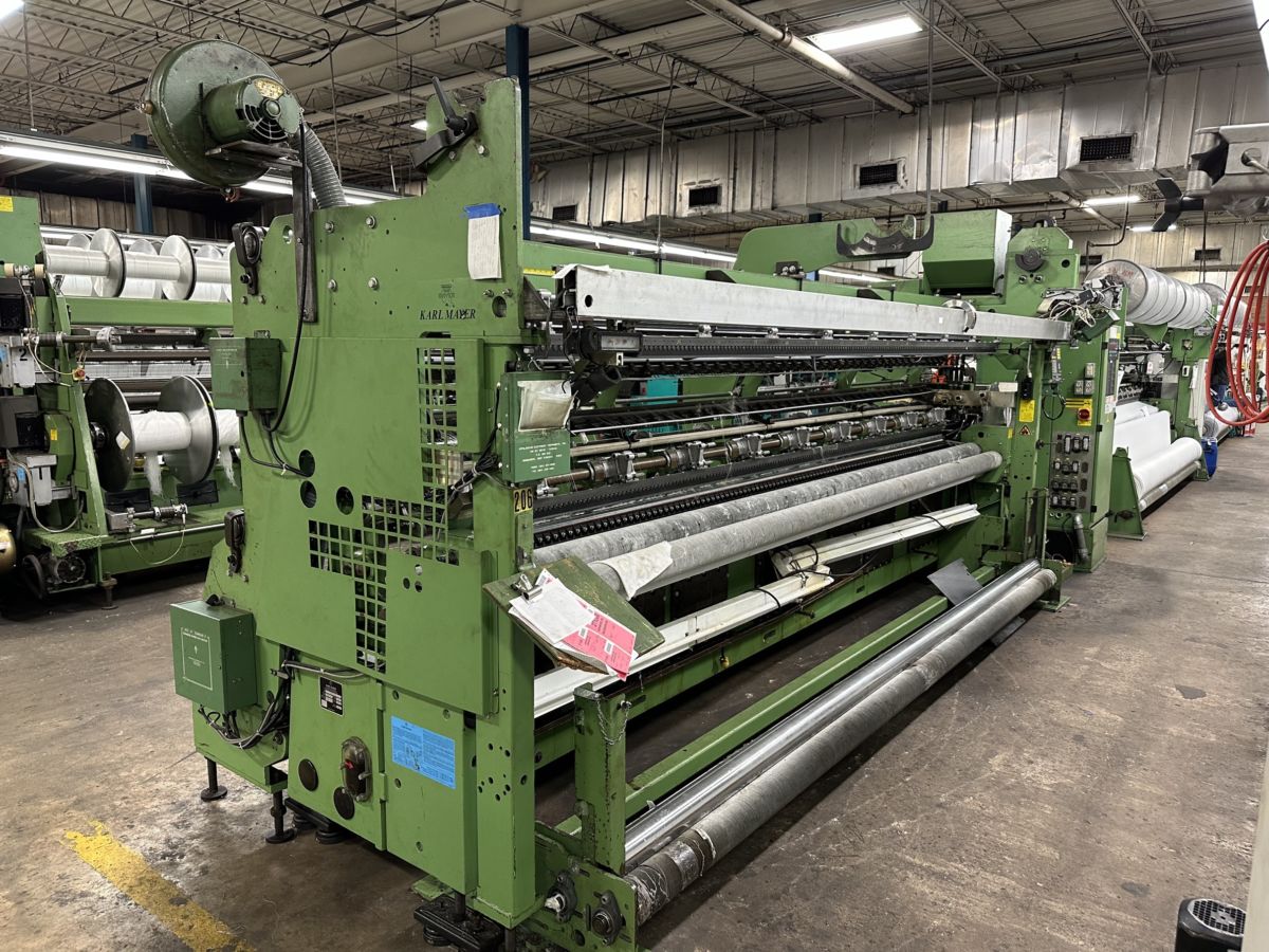 Sell or buy selected used 3-bar tricot Machines worldwide (Karl Mayer ...